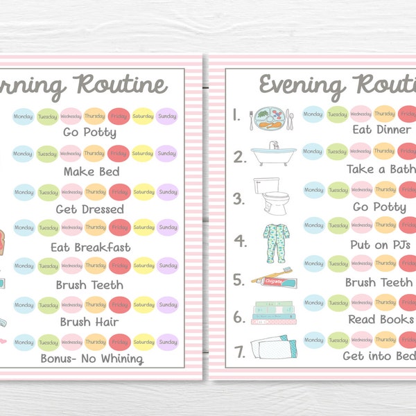 Toddler Chore Chart - Etsy