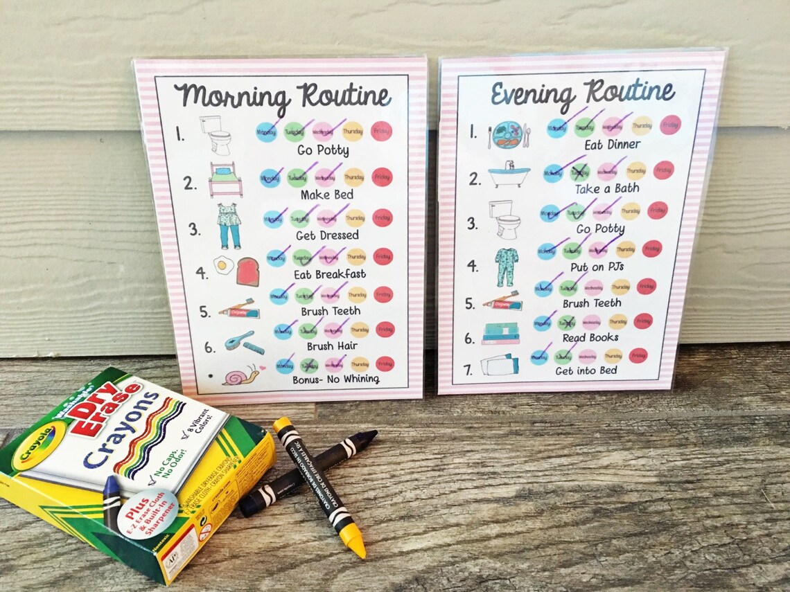 PRINTABLES WEEKLY 5 DAY Young Child/toddler Girls & Boys - Etsy