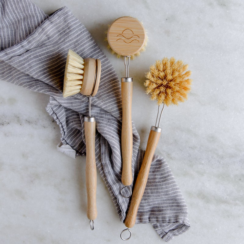 Bamboo Cleaning Brush - Etsy