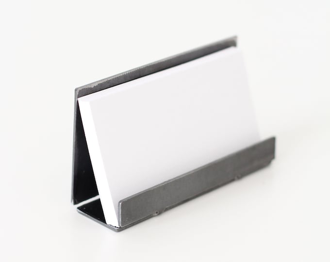 Modern Metal Business Card Holder for Desk Business Card Holder Office ...