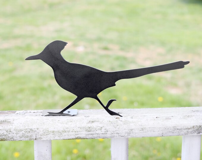 Roadrunner Statue Metal Art | Roadrunner Bird Statue Cottagecore ...