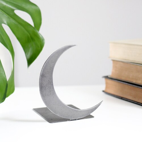Crescent Moon Bookend Moon Bookend Star Nursery Bookcase | Etsy