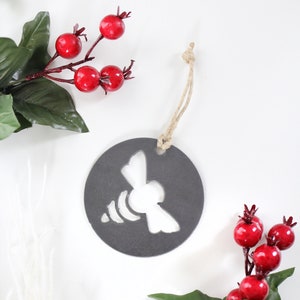Bee Christmas Tree Ornament Christmas Ornament Farmhouse - Etsy
