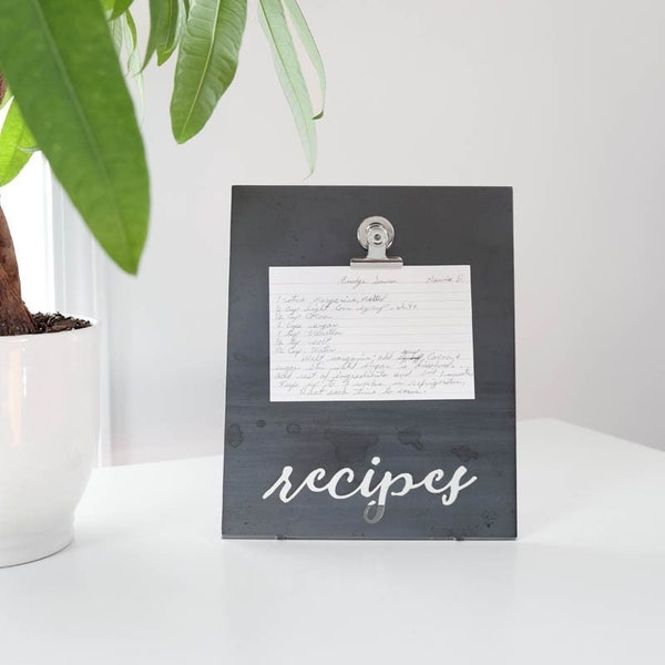 Recipe Holder - Etsy