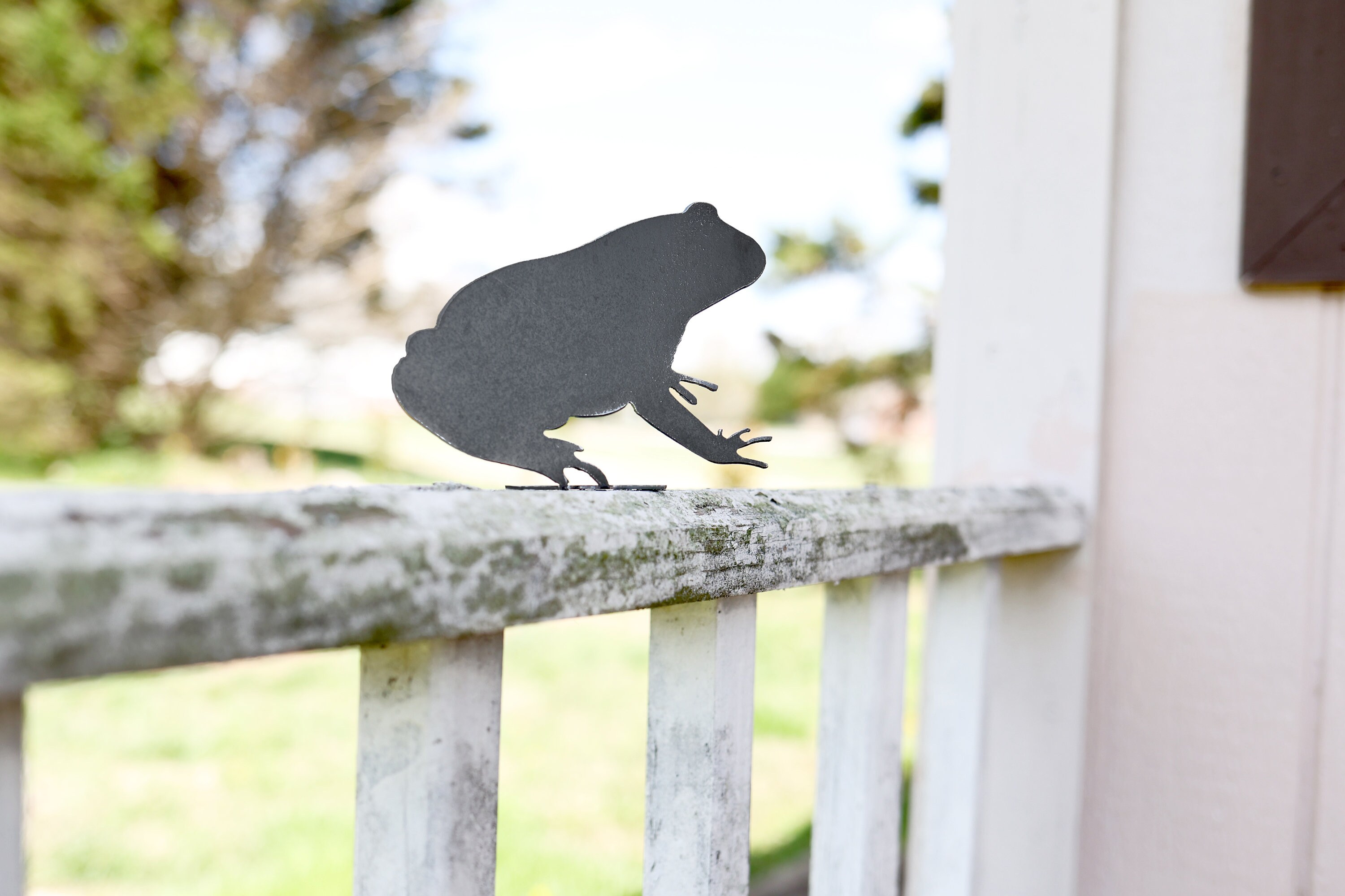 Frog Statue Garden Decor Patio Ornament Lawn Critter Garden - Etsy