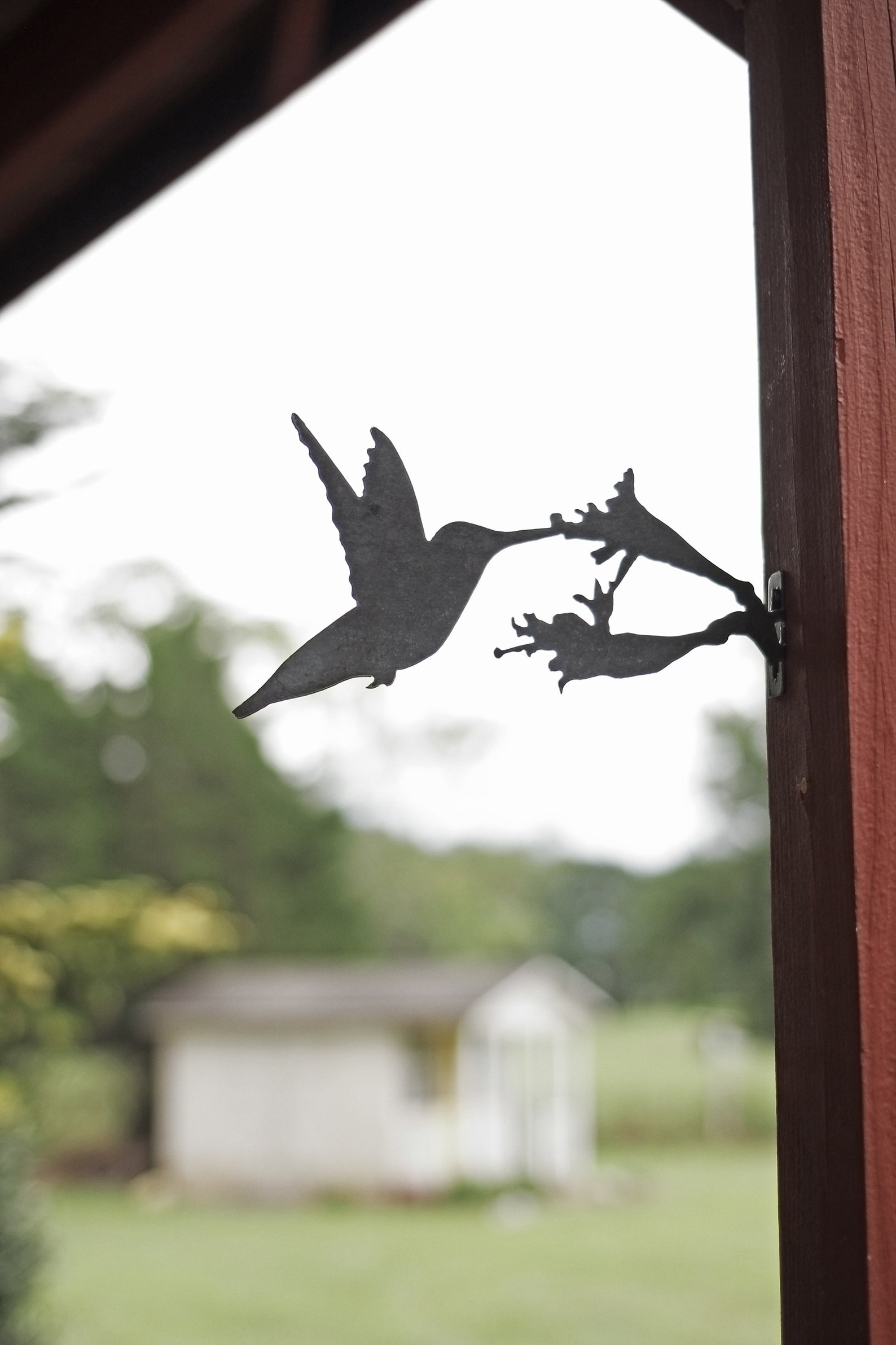 Hummingbird Statue Metal Bird Art Bird Watcher Garden Gift | Etsy