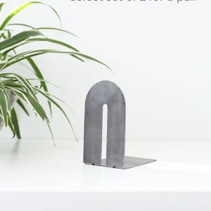 Metal Arch Bookend | Home Office Organizer Industrial Bookend Modern Bookend Farmhouse Bookend ...