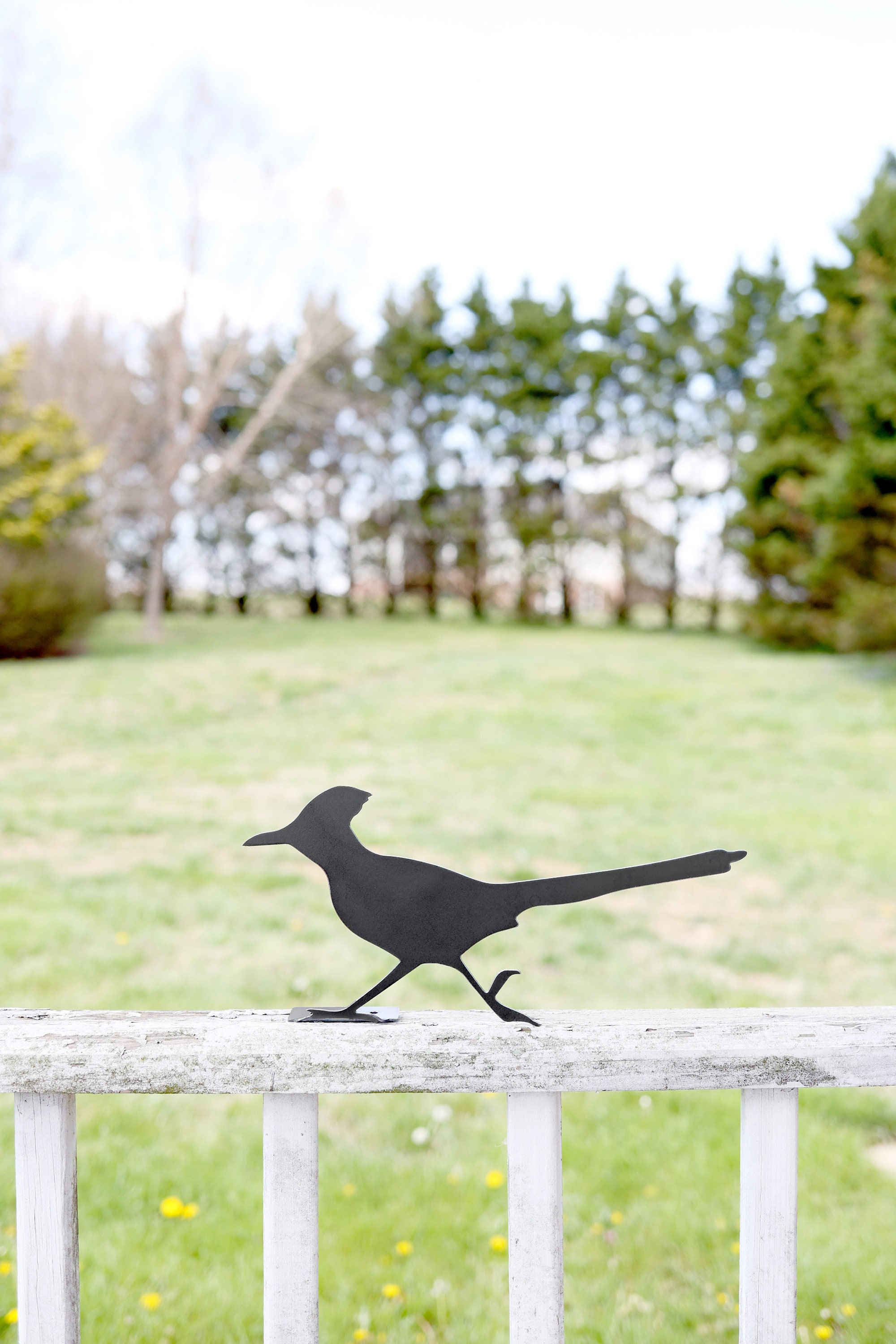 Roadrunner Statue Metal Art Roadrunner Bird Statue - Etsy