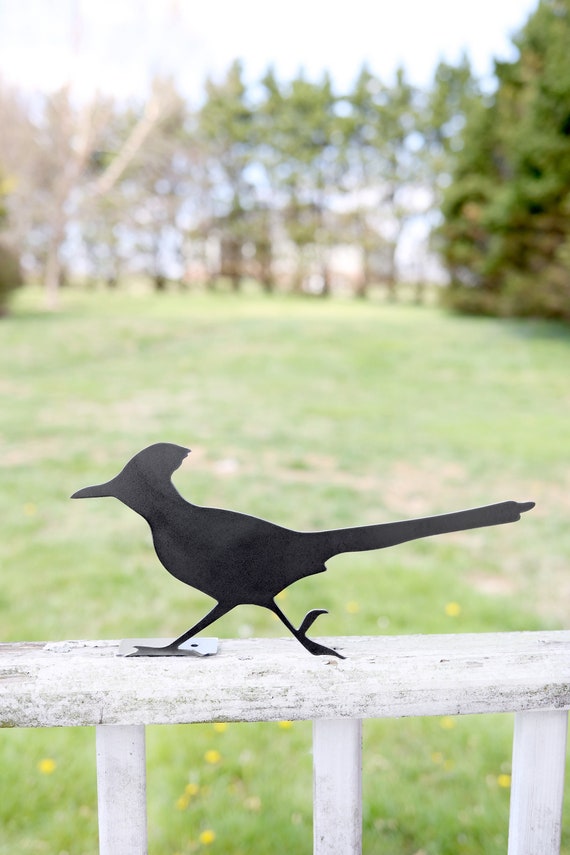 Roadrunner Statue Metal Art Roadrunner Bird Statue - Etsy
