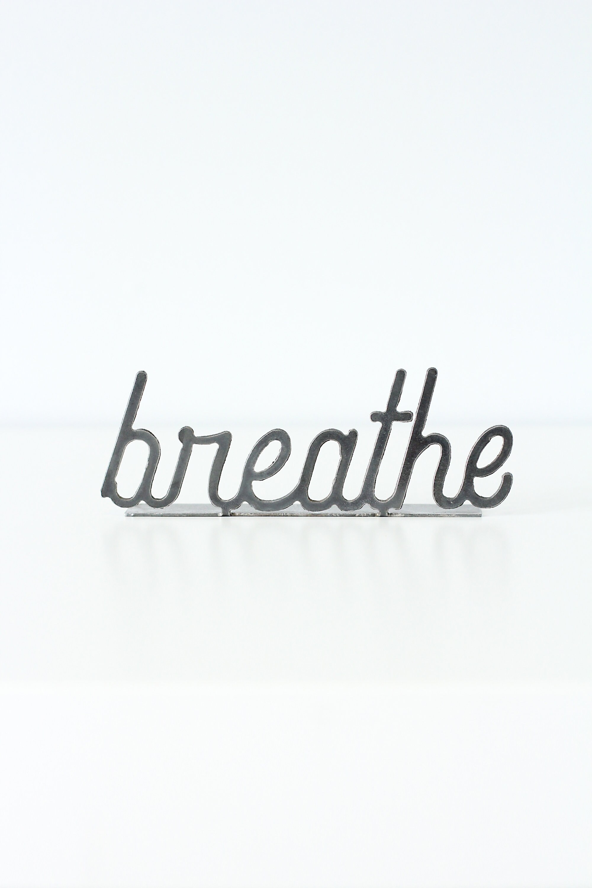 Breathe Word Sign Relaxing Word Art Gift for Her Breathe | Etsy