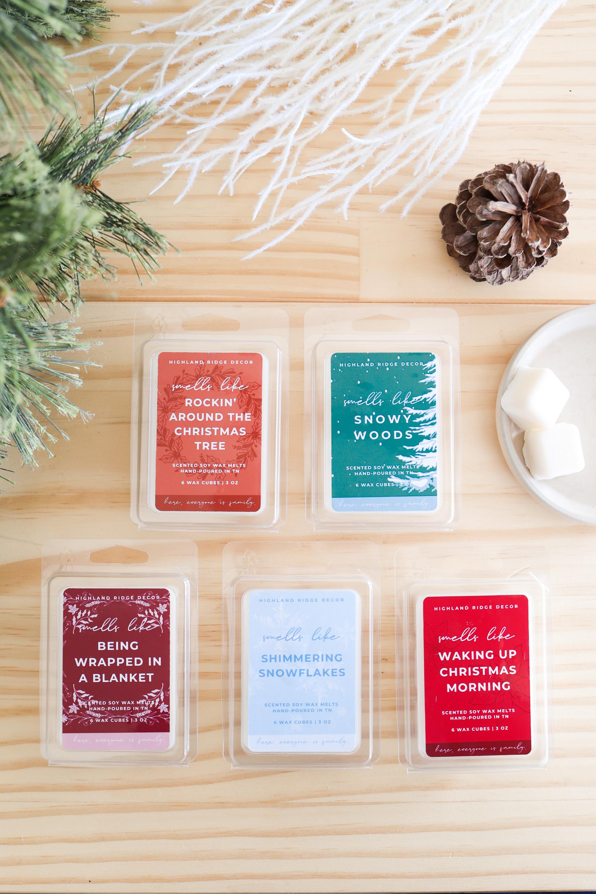 Snowy Woods Wax Melt | Scented Soy Wax Melts | Juniper Spruce Balsam ...