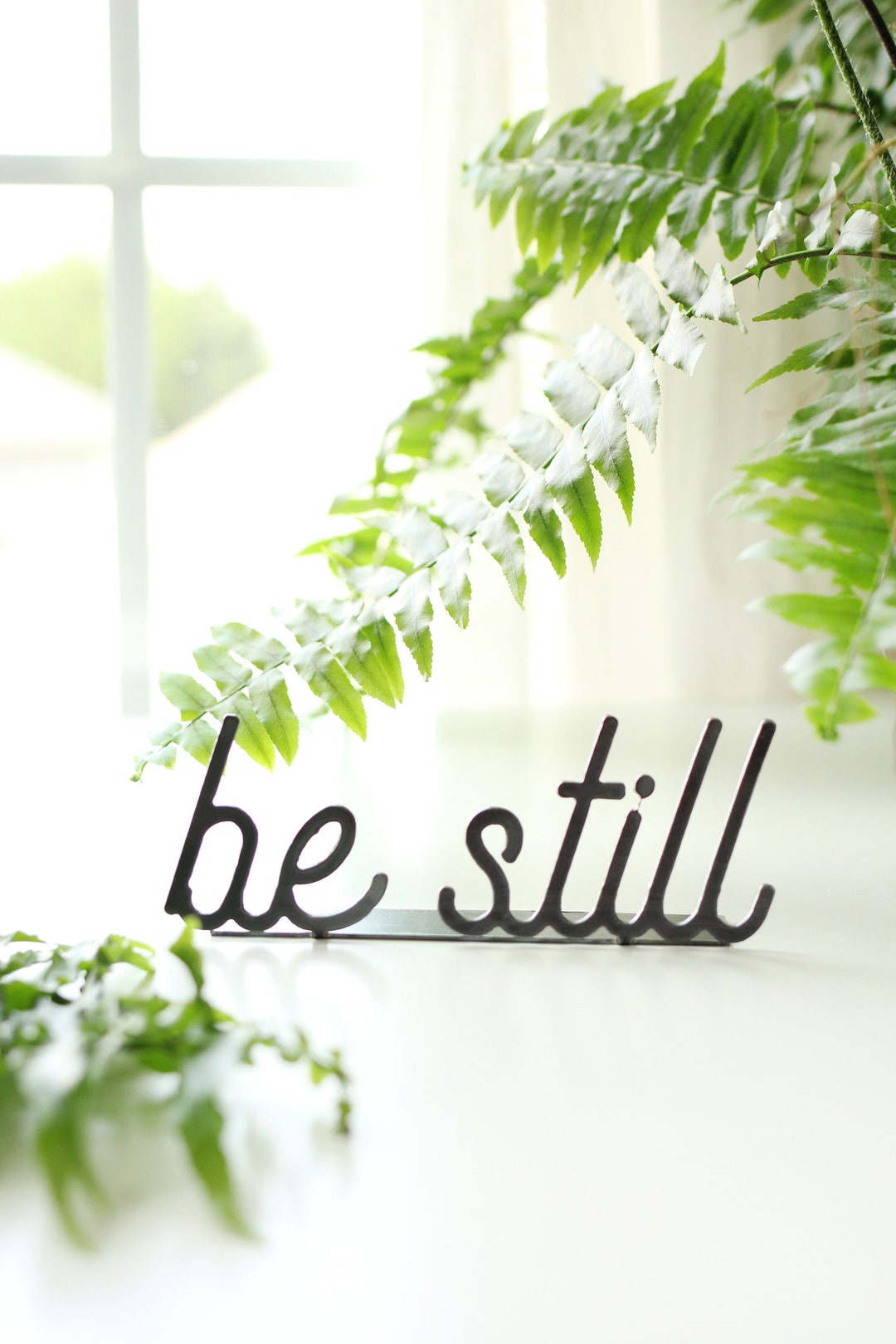 Be Still Word Sign | Relaxing Word Art Be Still Sign Relaxation Gift ...