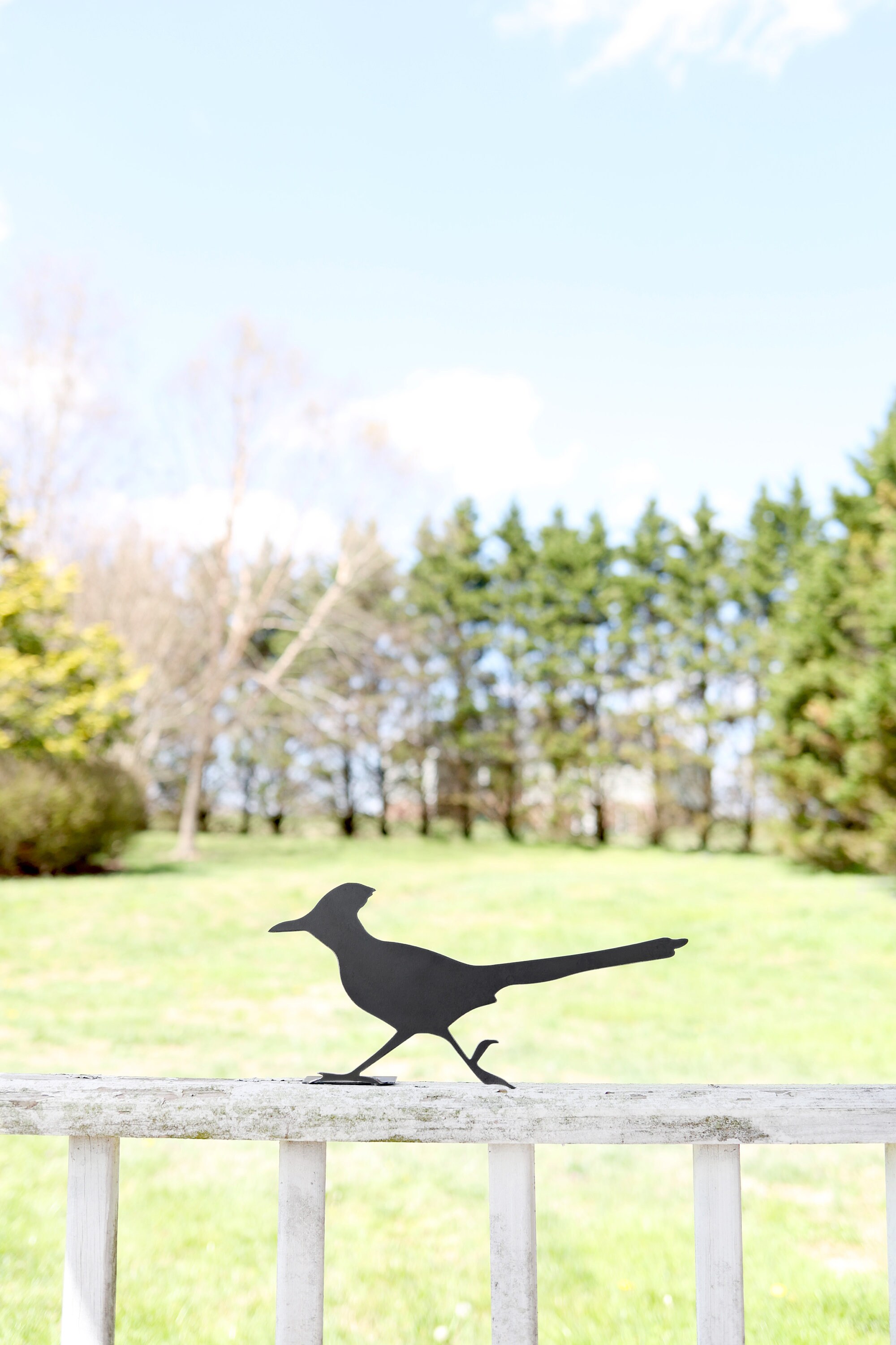 Roadrunner Statue Metal Art Roadrunner Bird Statue - Etsy