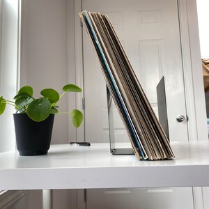 Large Metal Bookend for Vinyl Records record collection | Etsy