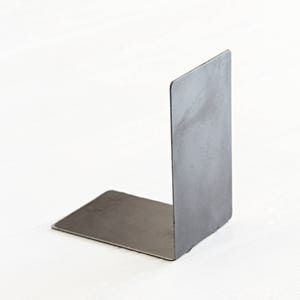 Metal Bookend | Home Office Bookend Simple Bookshelf Organizer Reading ...