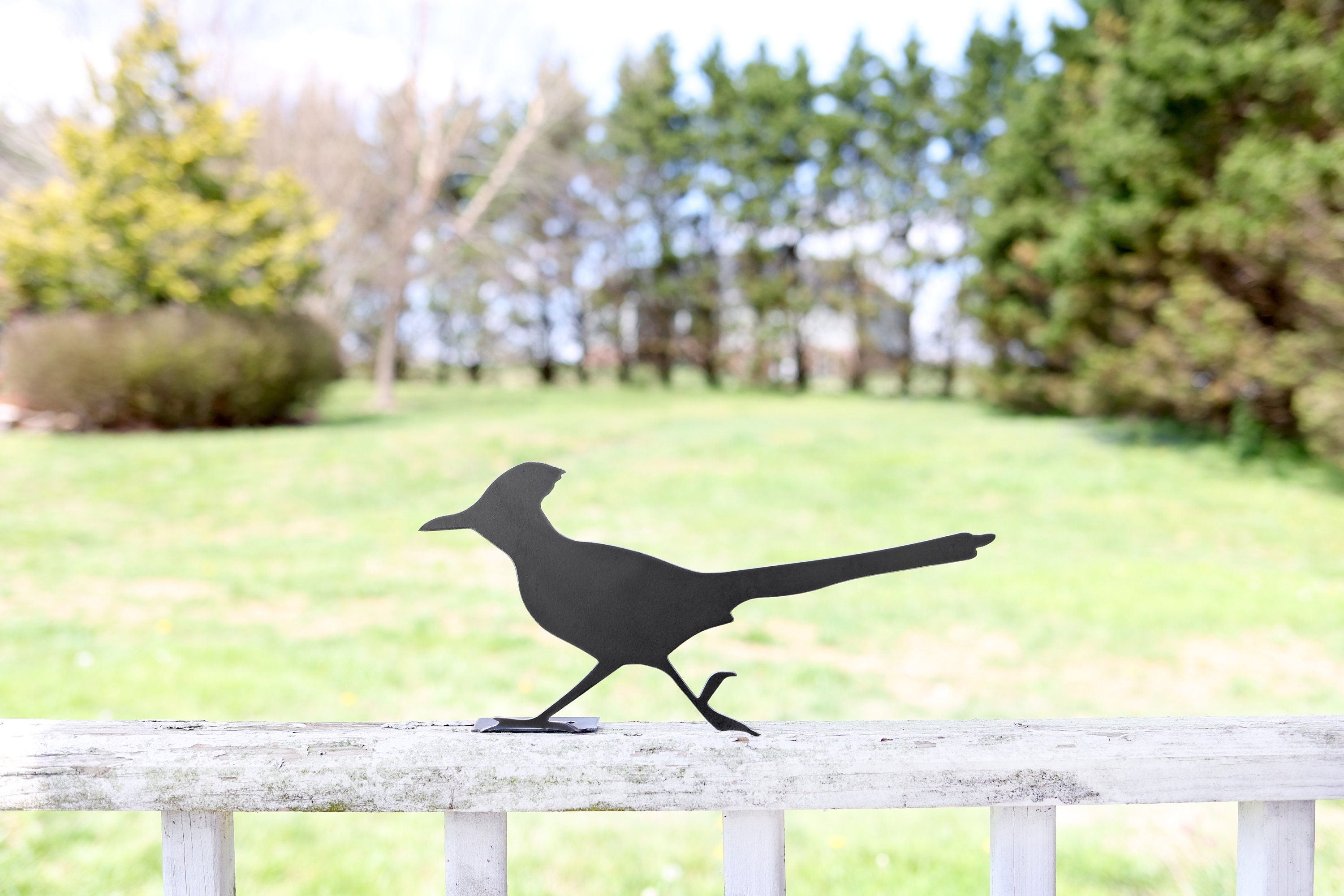 Roadrunner Statue Metal Art Roadrunner Bird Statue - Etsy