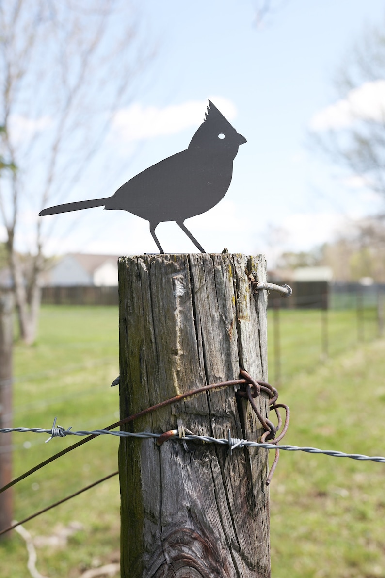 Metal Bird Cardinal Statue | Cardinal Decor Cardinal Garden Ornament ...