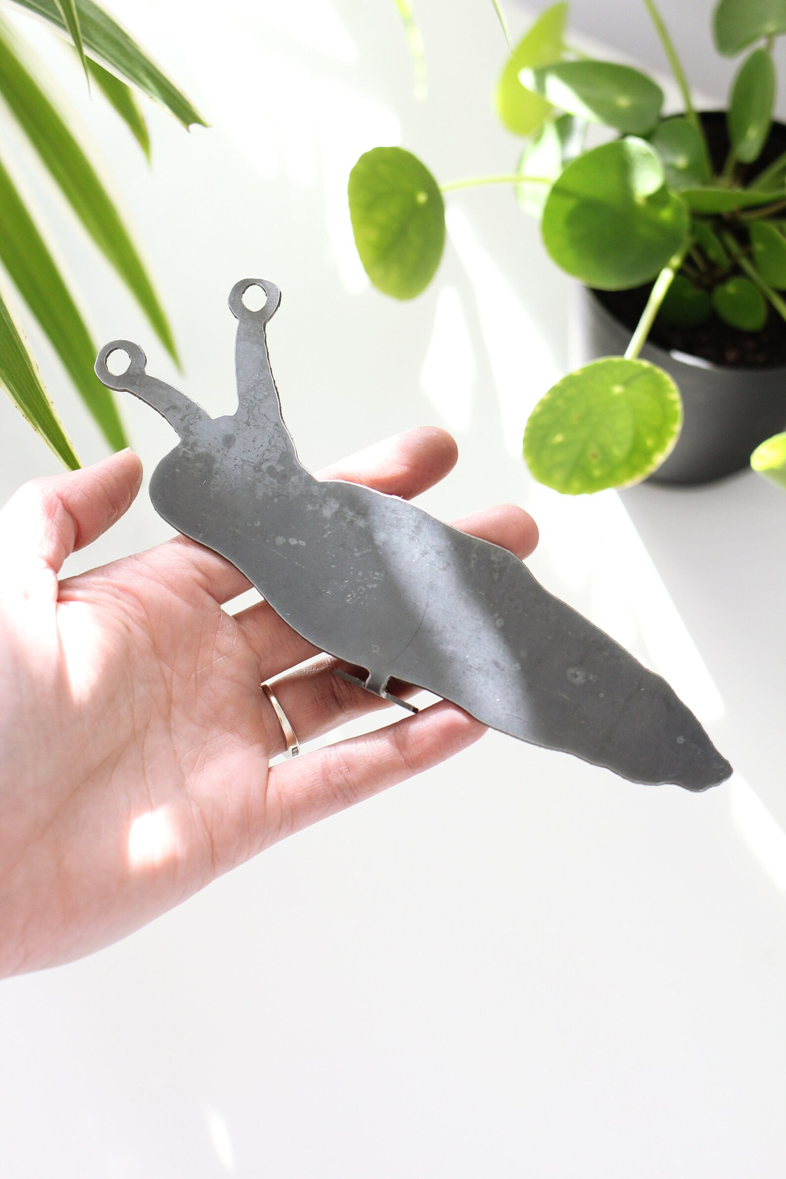 Slug Statue Garden Slug Outdoor Decor Bird Art Rustic - Etsy