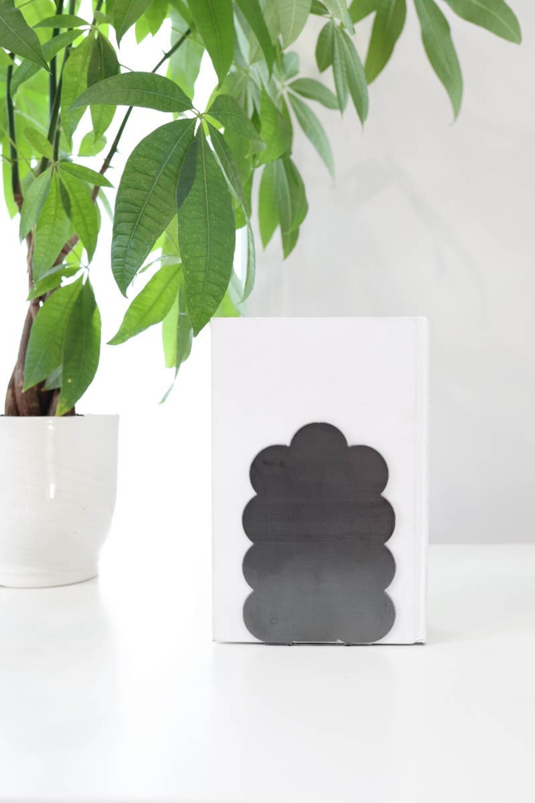 Wavy Arch Bookend | Modern Library Book Lover Decor Bookcase ...