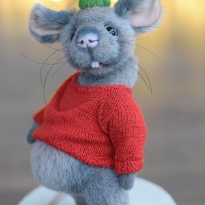 Christmas Teddy Stuffed Rat, Toy Rat, Christmas Gift, Teddy Mouse, Toy ...