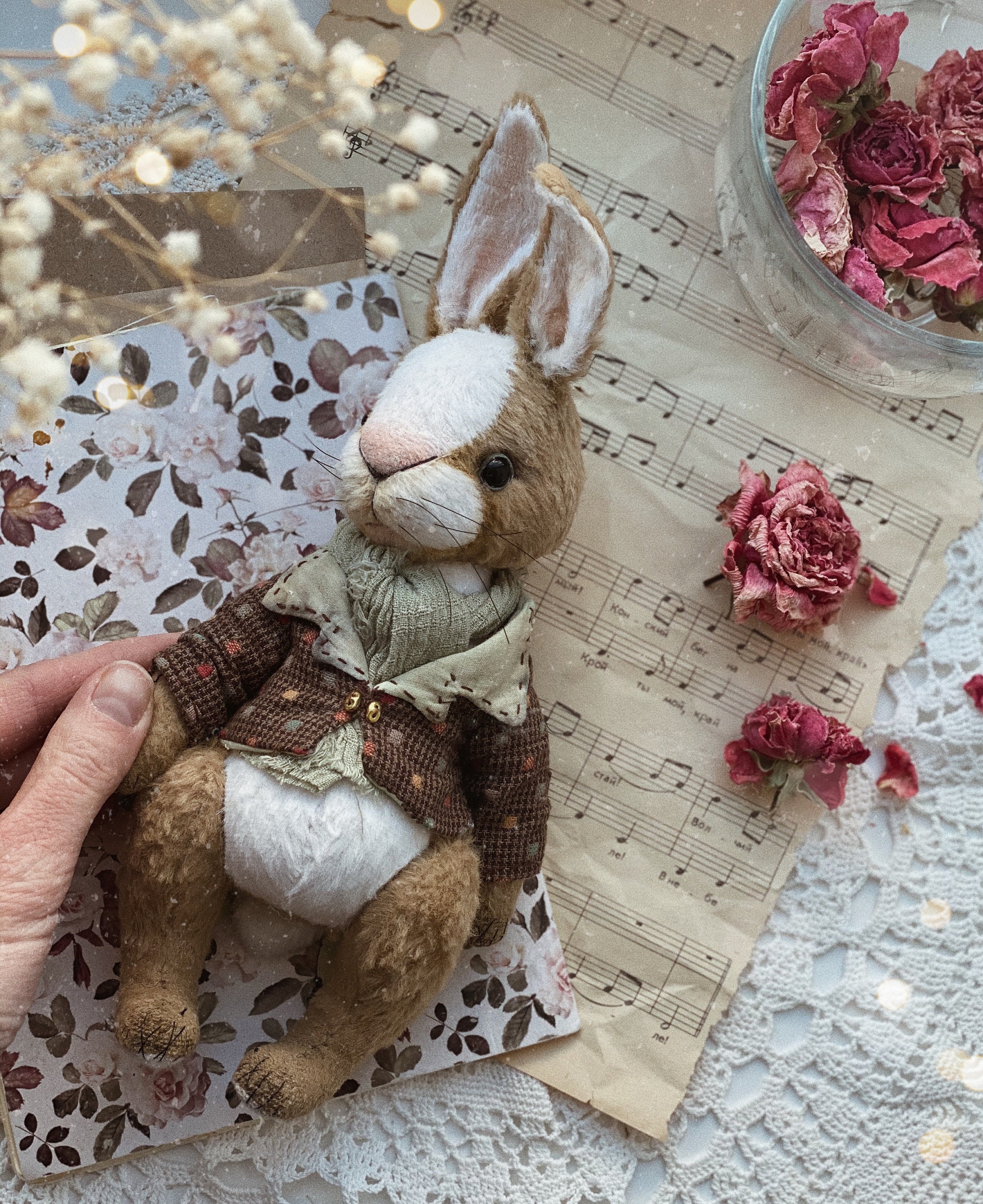 Художник чучело кролика пасхальный кролик плюшевый кролик - Etsy