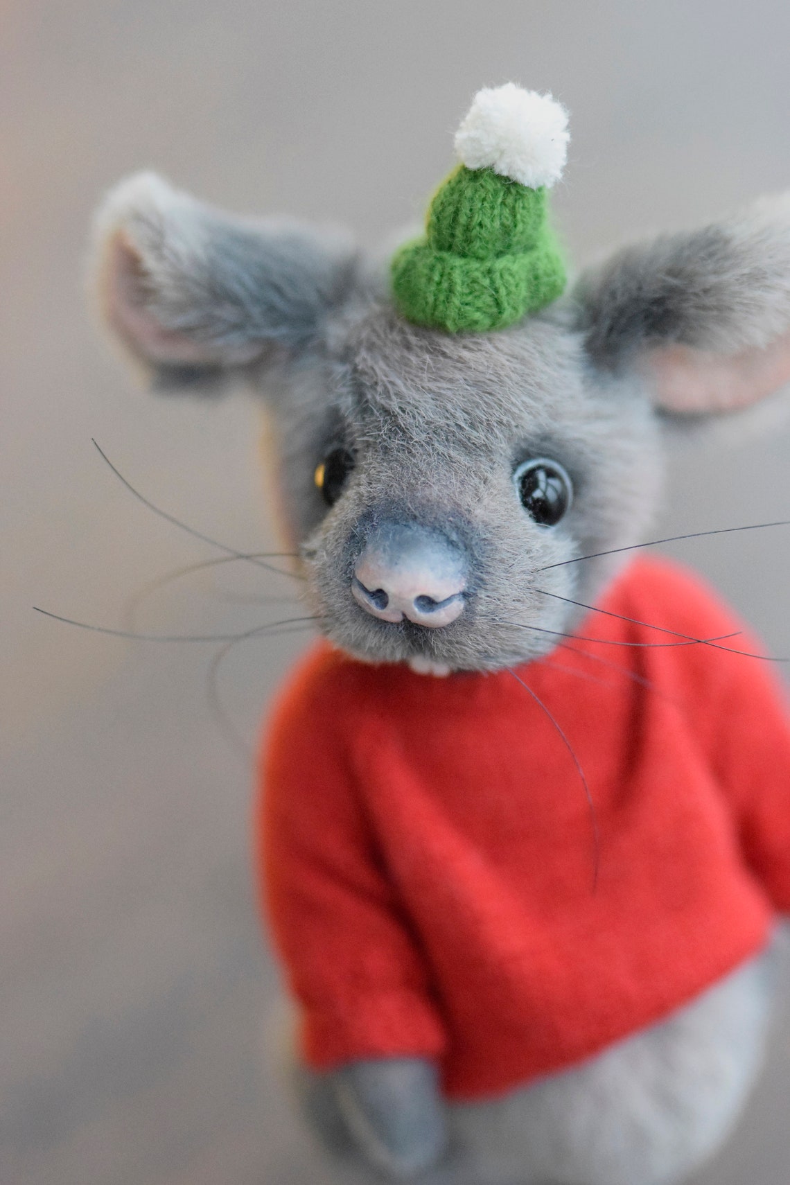 Christmas teddy stuffed Rat toy rat christmas gift teddy | Etsy