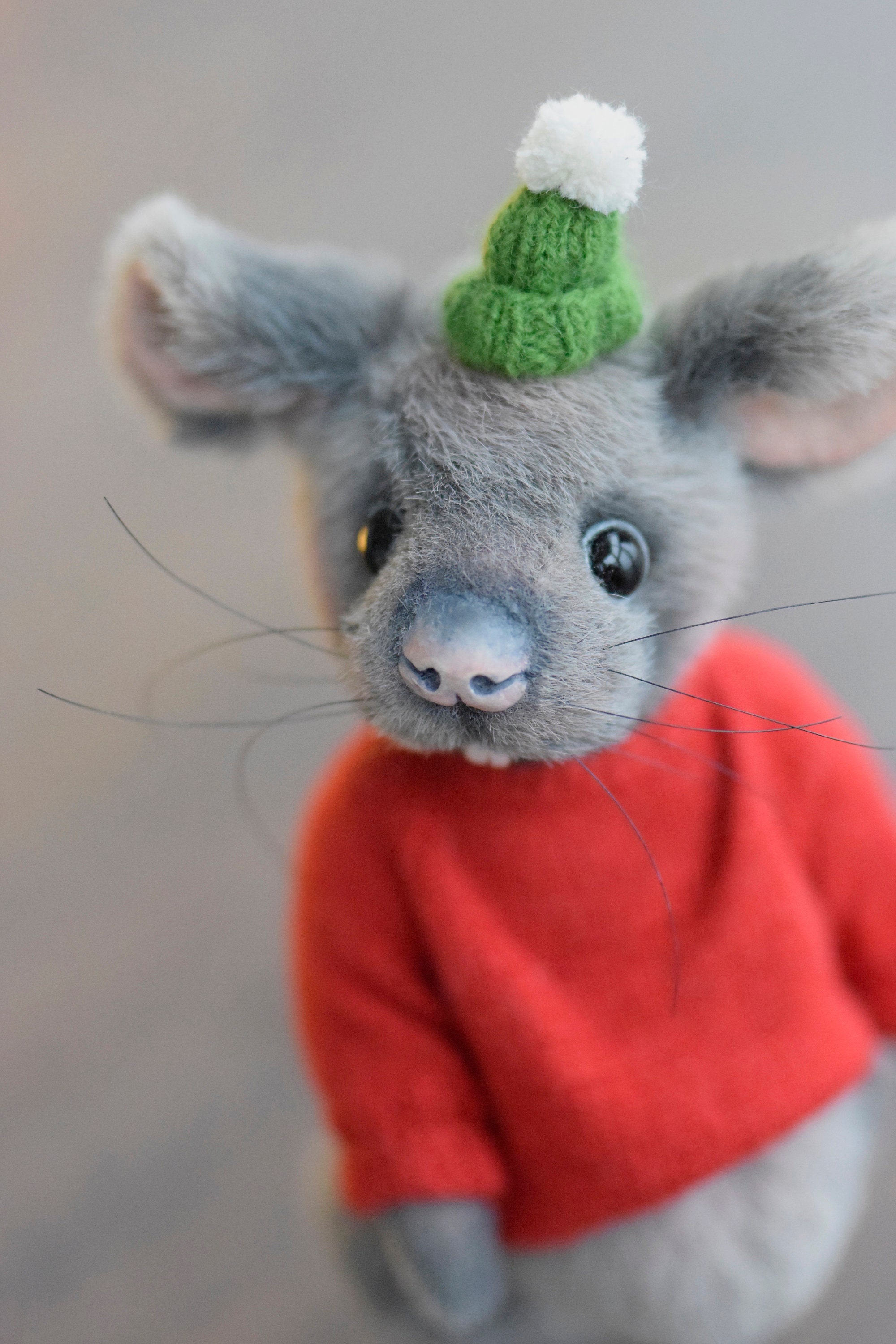 Christmas teddy stuffed Rat toy rat christmas gift teddy | Etsy