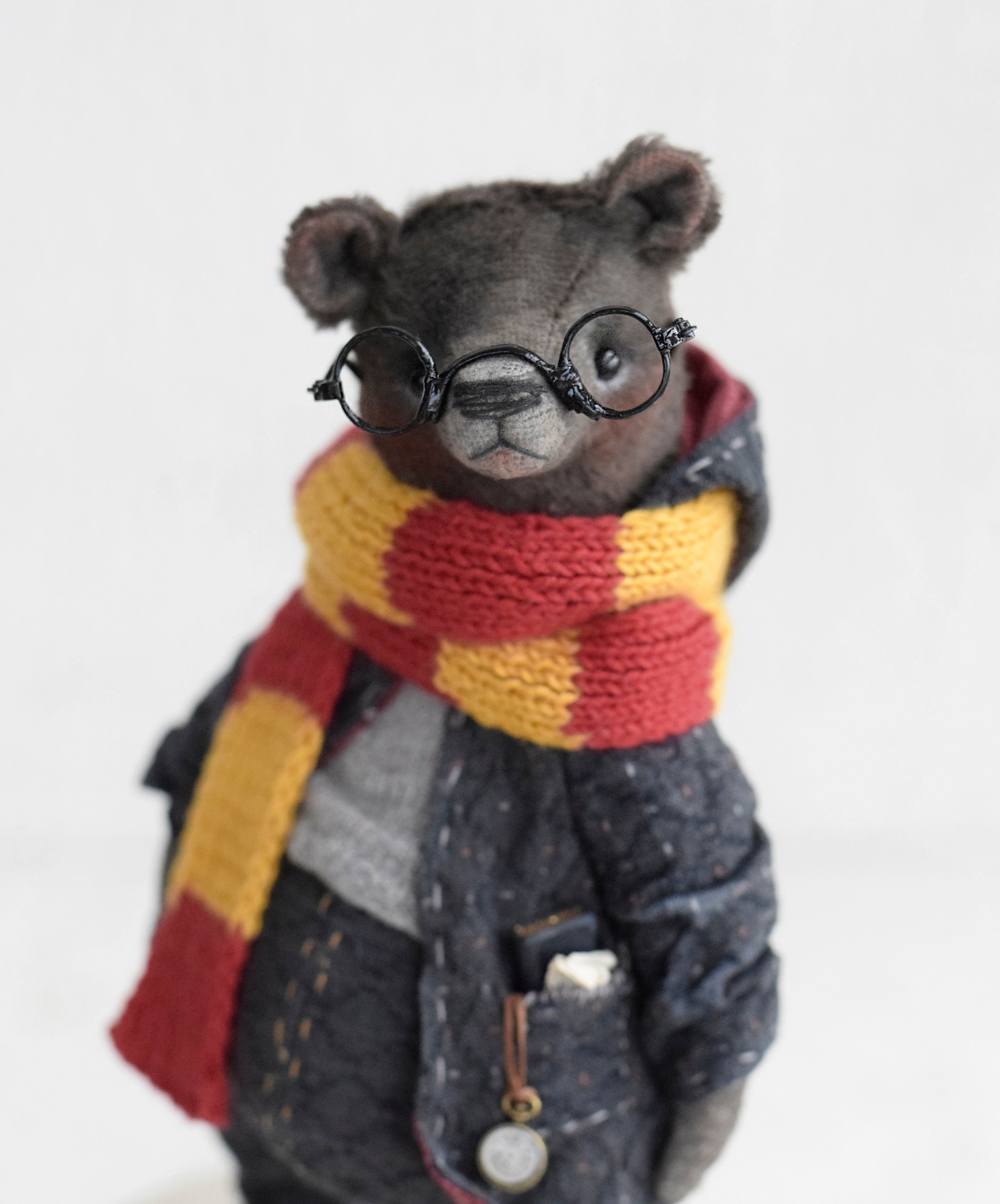 Harry Stuffed Bear Artist Teddy Bear Gift for Fans - Etsy
