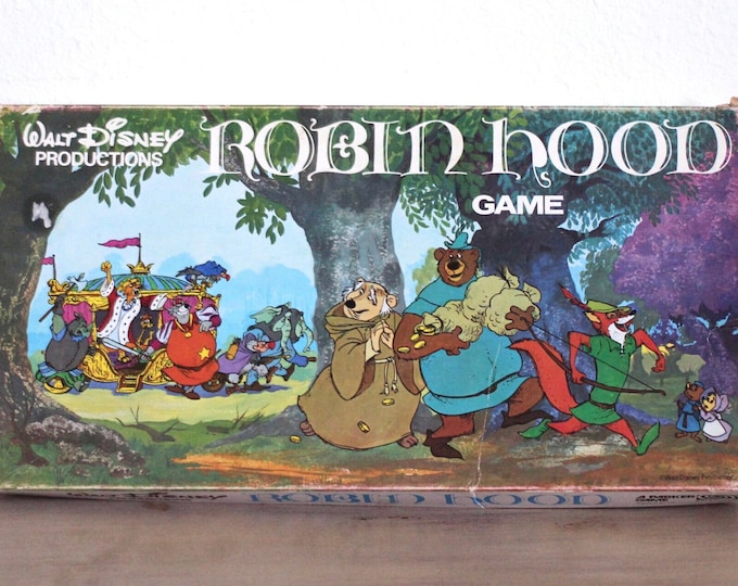 Disney's Robin Hood Boardgame - Robin Hood - Board Game - Retro Game ...