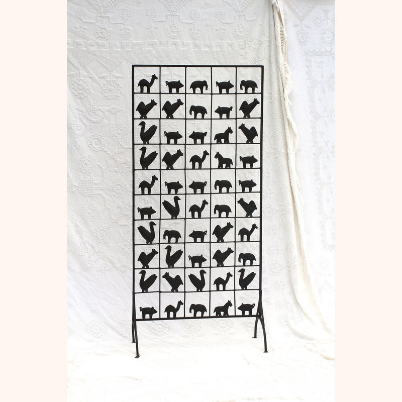 Wrought Iron Privacy Screen - Etsy