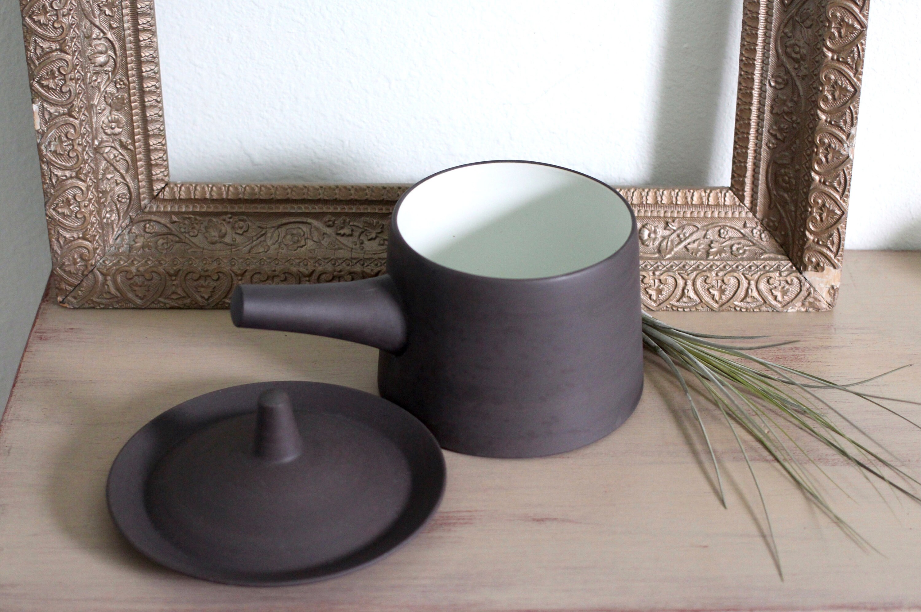 RARE Dansk Covered Casserole Dish - Dansk Flamestone Smooth Brown ...