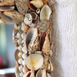 Shell Mirror - Rectangle Mirror - Shell Art - Large Mirror - Bathroom ...