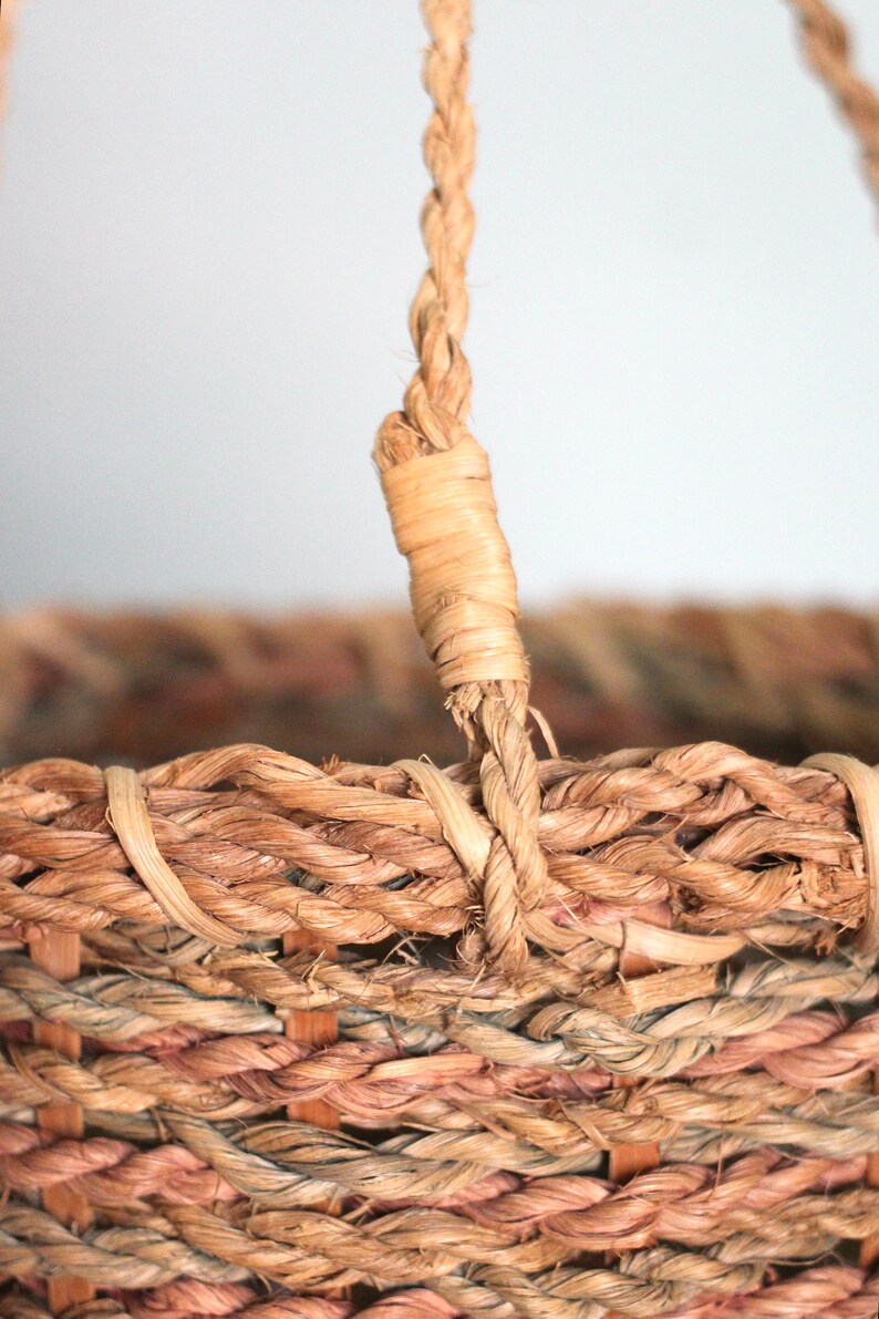 Large Rope Hanging Basket Plant Basket Hanging Basket - Etsy