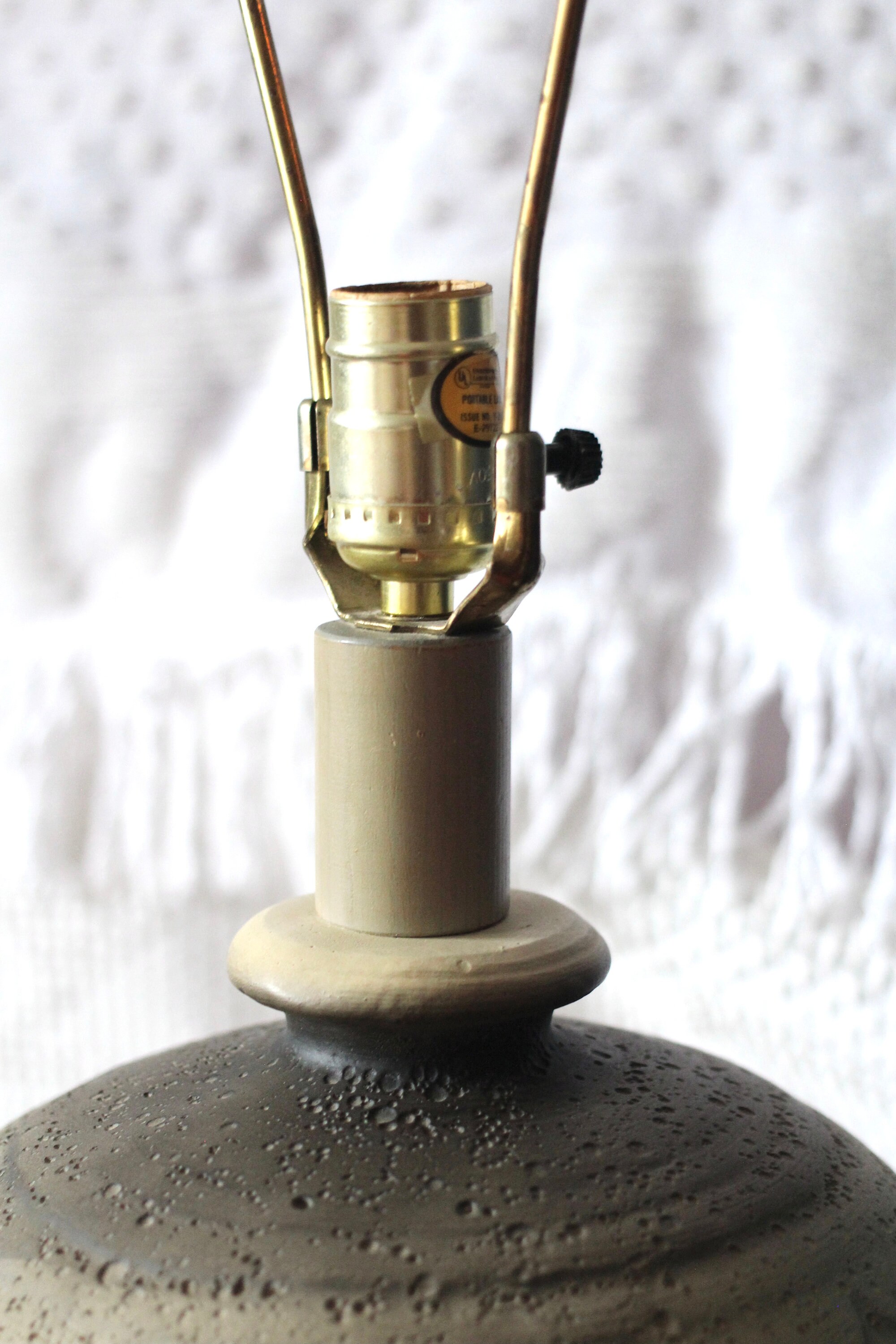 1980s Plaster Lamps - Lamp Pair - Airbrush Lamp - Cloud Lamp - Post ...
