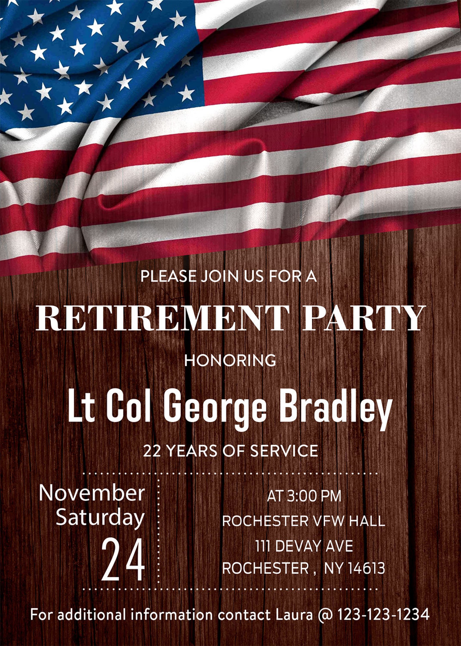 Military Retirement Party Invitation Patriotic Invitation | Etsy Military Retirement Party Invitation Patriotic Invitation | Etsy