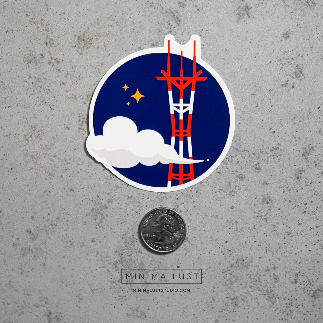 Sutro Die Cut Sticker - Etsy