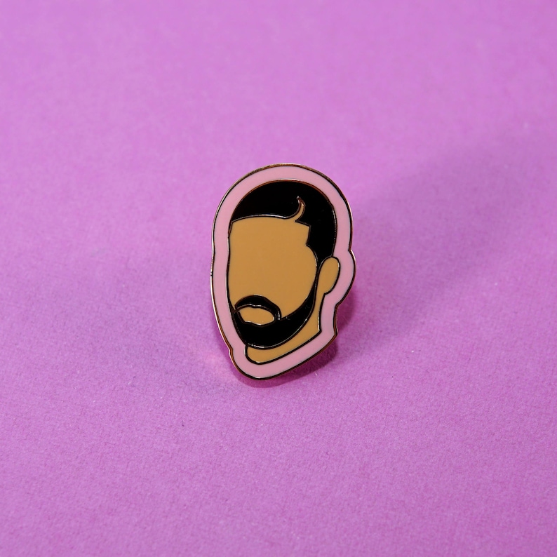 Drake Enamel Lapel Pin Champagne Papi 6 God Drizzy OVO - Etsy