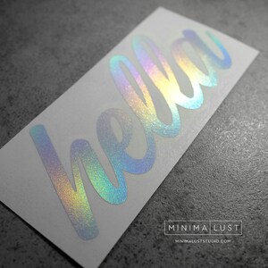 Hella Silver Holographic Vinyl Decal - SF Giants - Warriors - A's ...