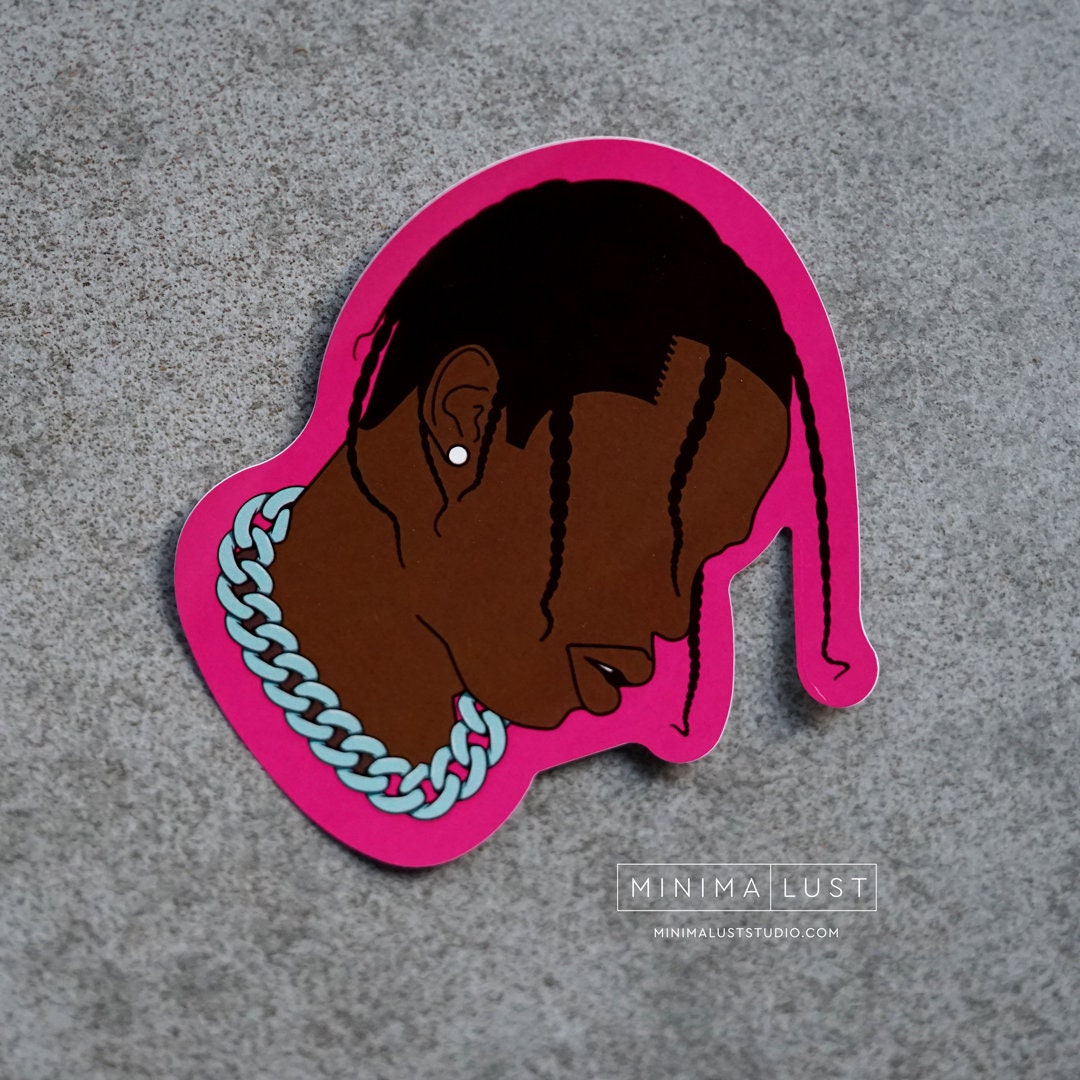 Travis Scott Die Cut Sticker - Etsy