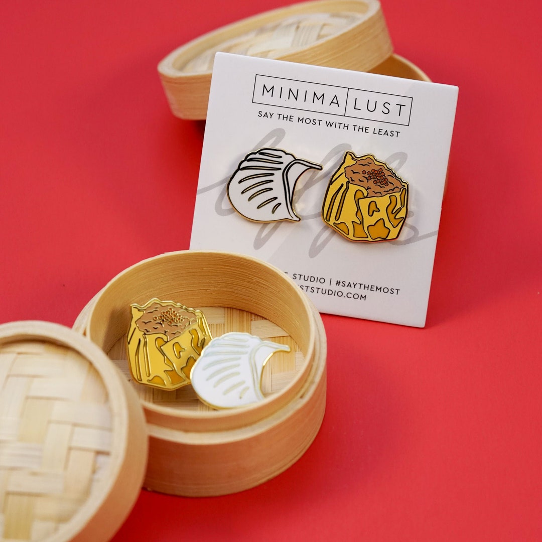 Taste Buds Series - Dim Sum Enamel Pin Set - Best Friends Gifts - Bffs ...