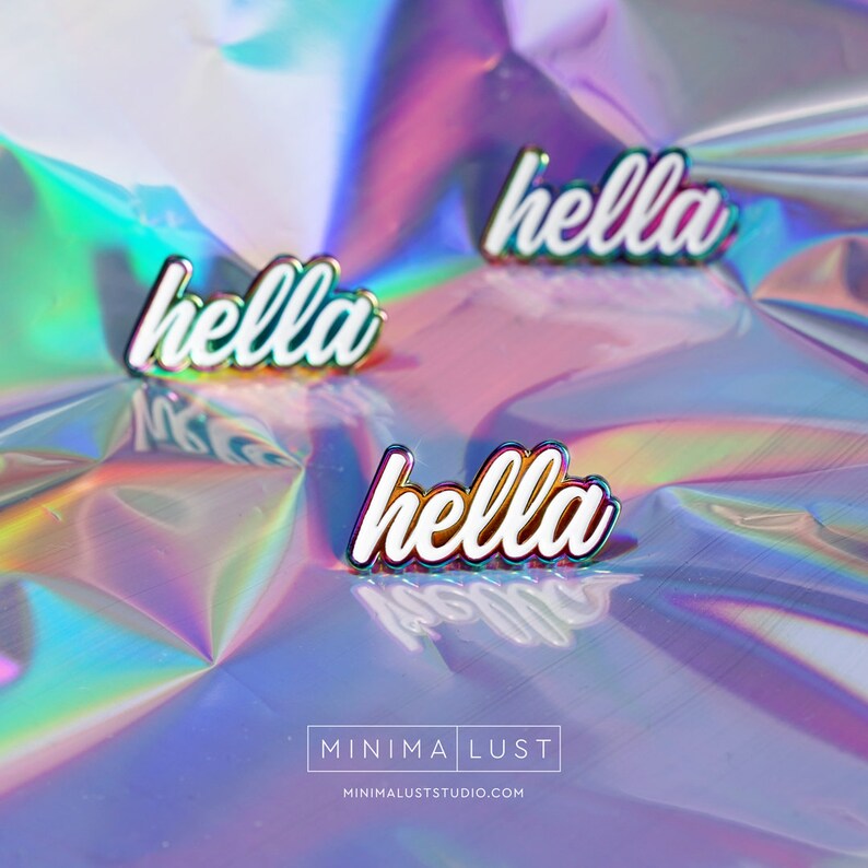 Hella Rainbow Anodized Metal Color Changing Soft Enamel - Etsy