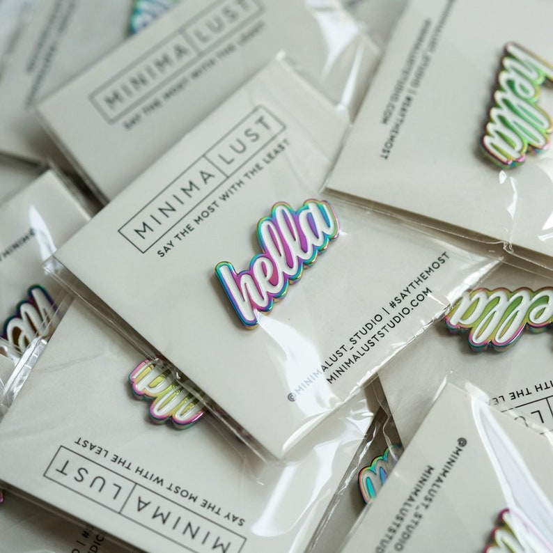 Hella Rainbow Anodized Metal Color Changing Soft Enamel - Etsy