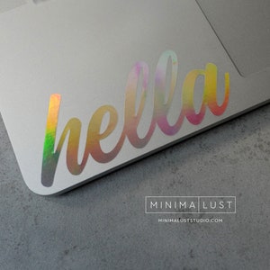Hella Silver Holographic Vinyl Decal - SF Giants - Warriors - A's ...