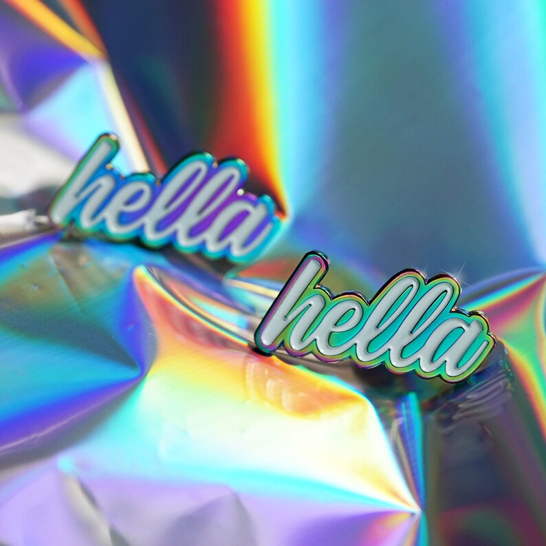 Hella Rainbow Anodized Metal Color Changing Soft Enamel - Etsy