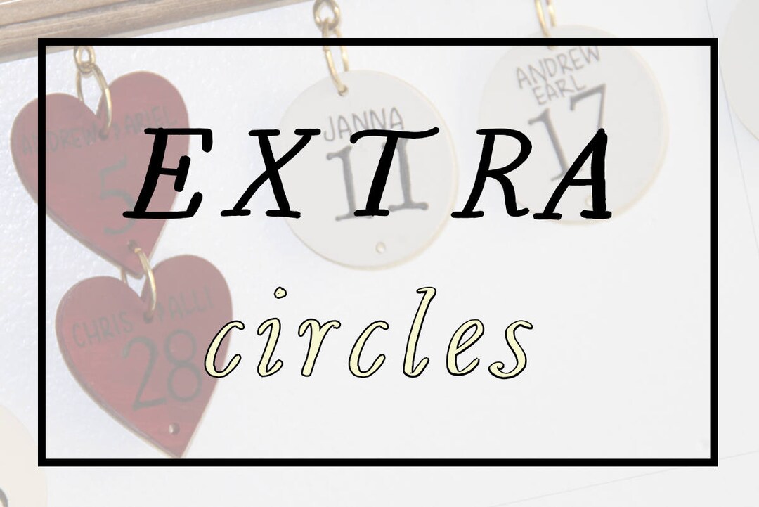 Extra Circles for the Celebration Sign - Etsy