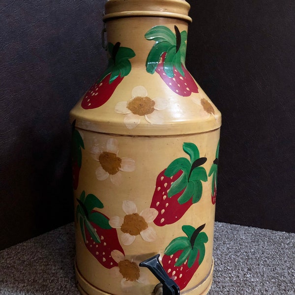 Painted Milk Cans - Etsy