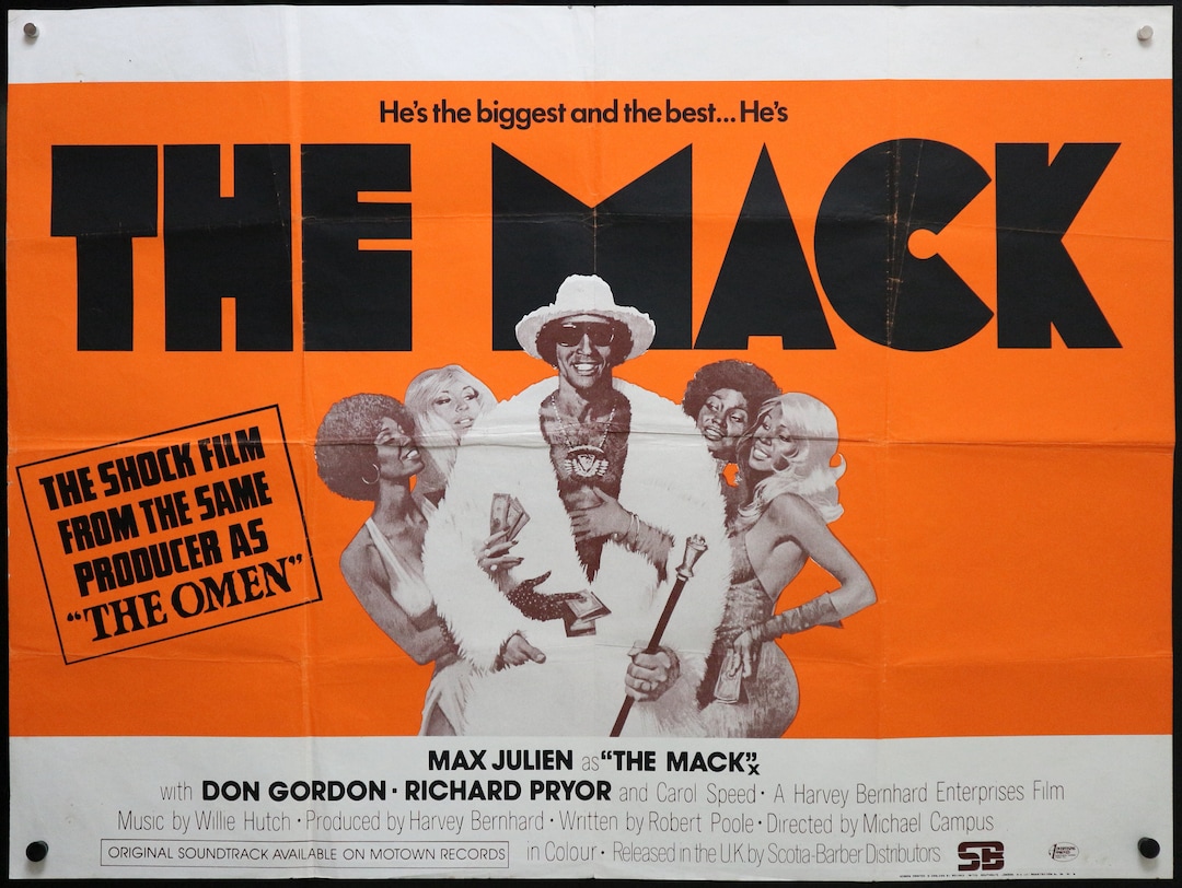 The Mack 1973 Original UK Quad Movie Poster Starring Max Julien, Don ...