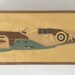Wooden Watch Box Featuring Marquetry Aeroplane; Pilot Watch Box; Inlaid ...