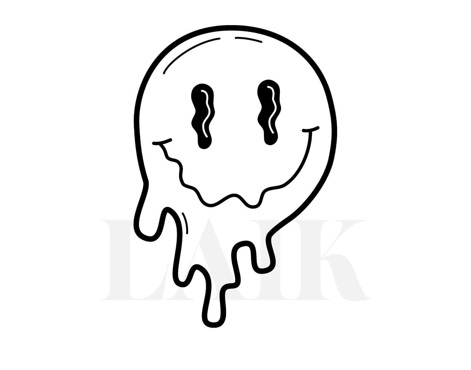Melting Smiley Face Svg, Svg Files for Cricut, Mug Template, Cricut Mug ...