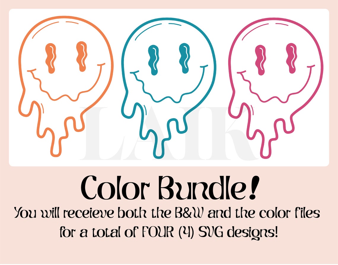 Melting Smiley Face Svg, Svg Files for Cricut, Mug Template, Cricut Mug ...